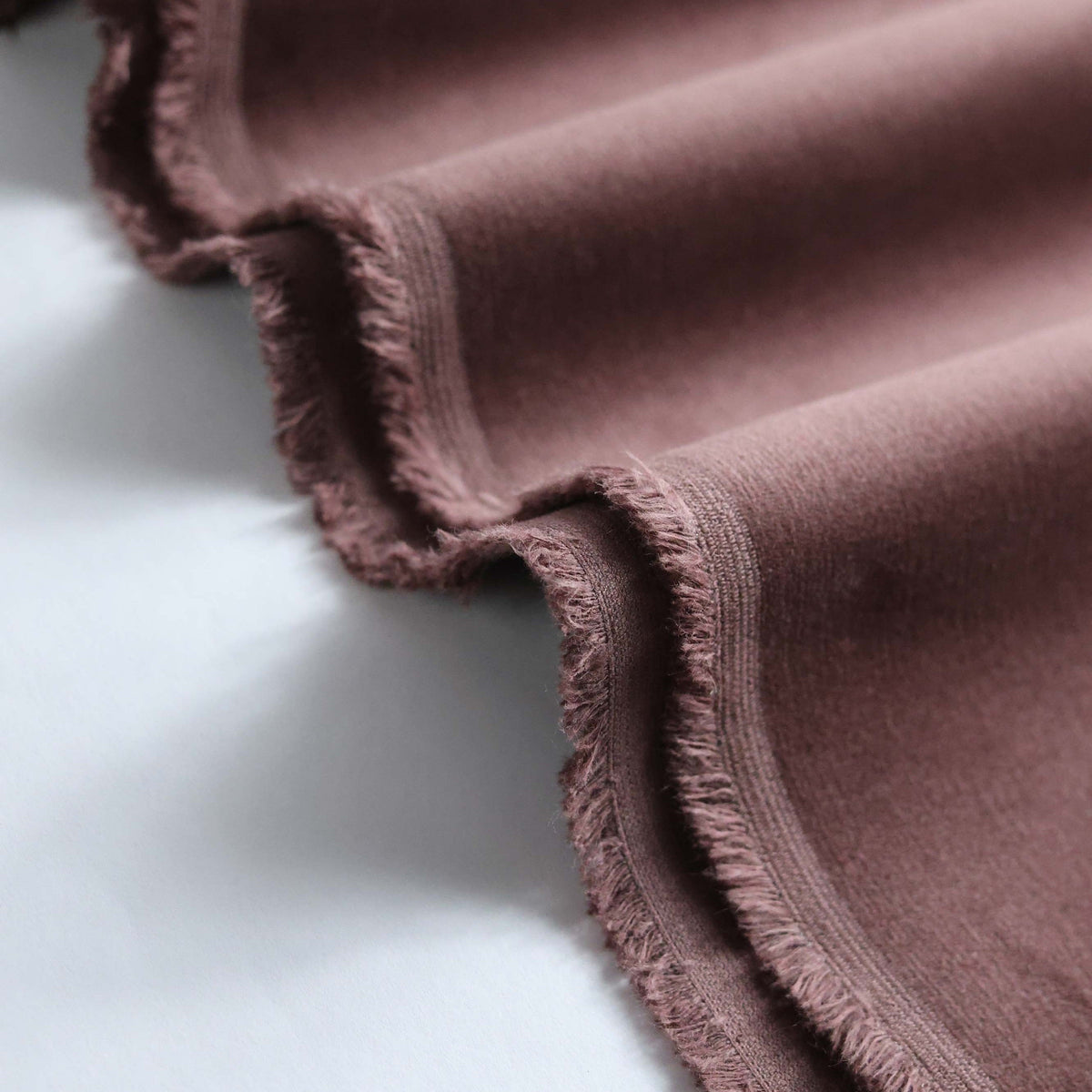 Velvety Pinwale Corduroy Fabric in Plum | Frankie Rose Fabrics