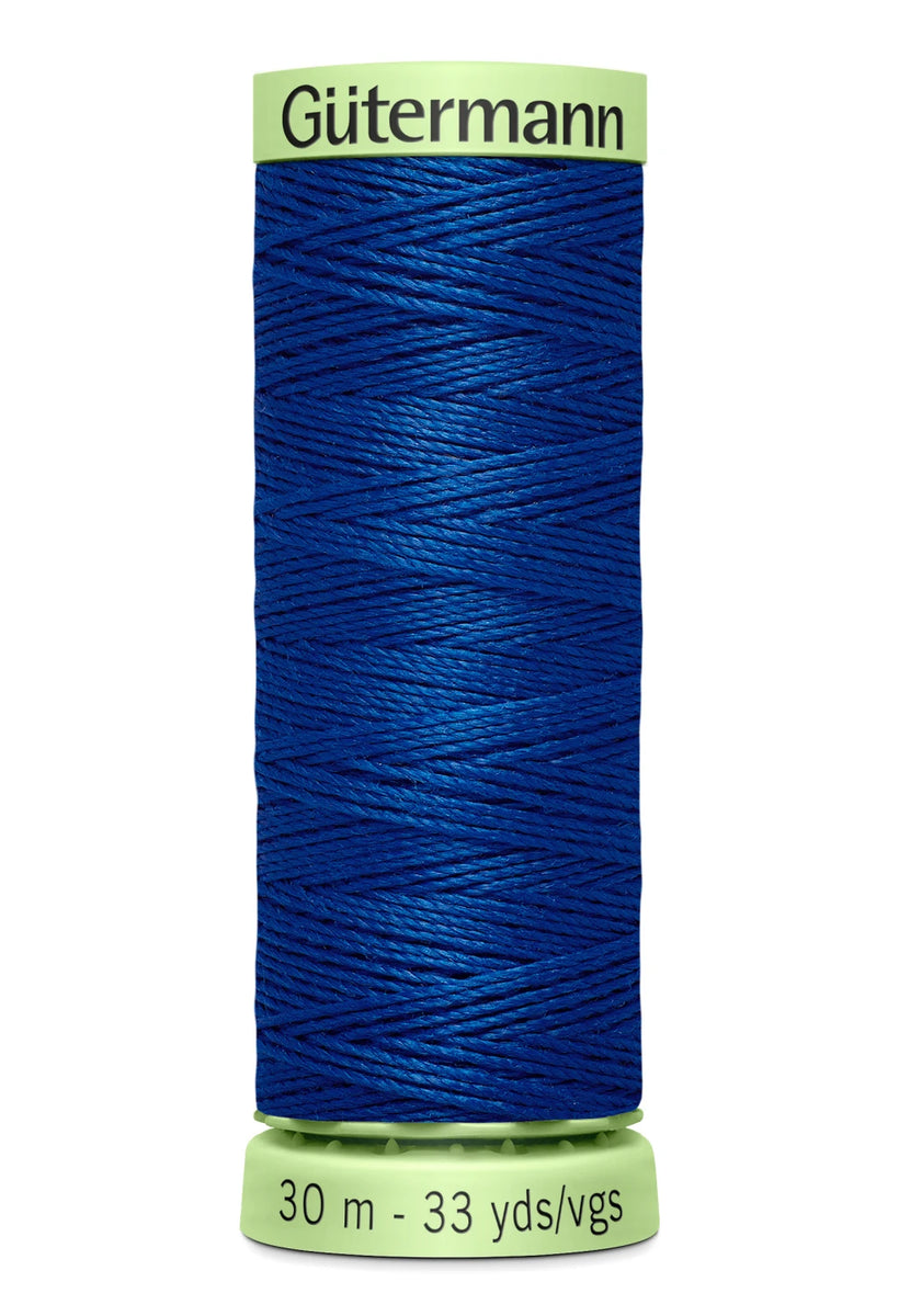 Gutermann Polyester Heavy Duty Top Stitch Thread 30m - #257 Yale Blue