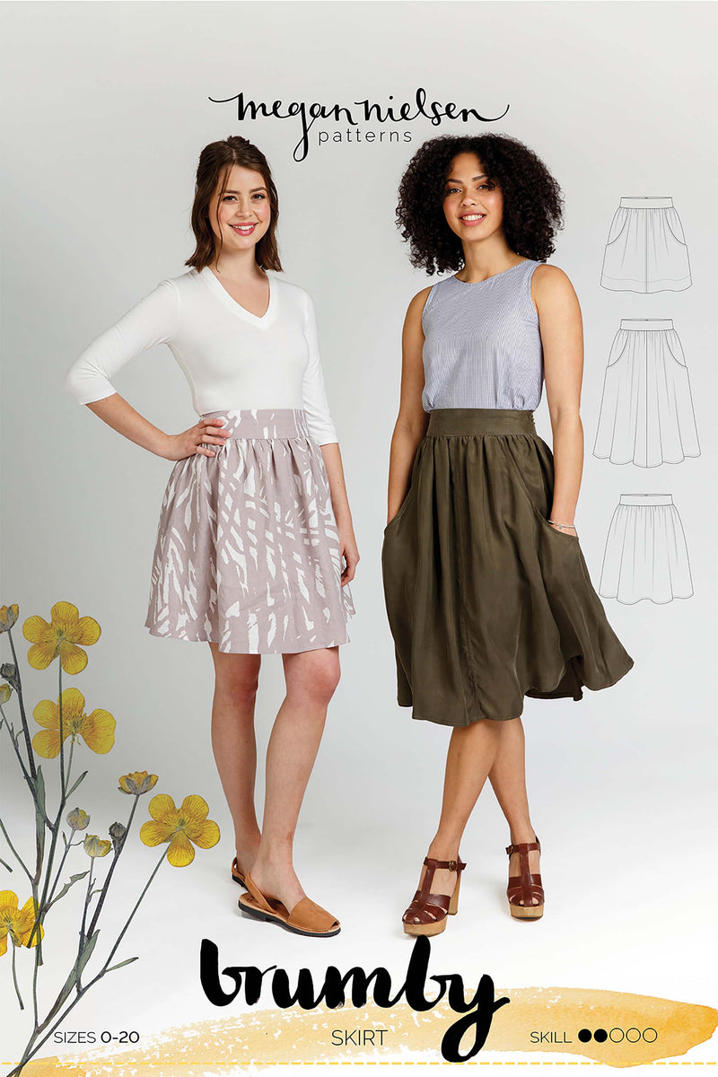 Brumby Skirt Sewing Pattern | Frankie Rose Fabrics