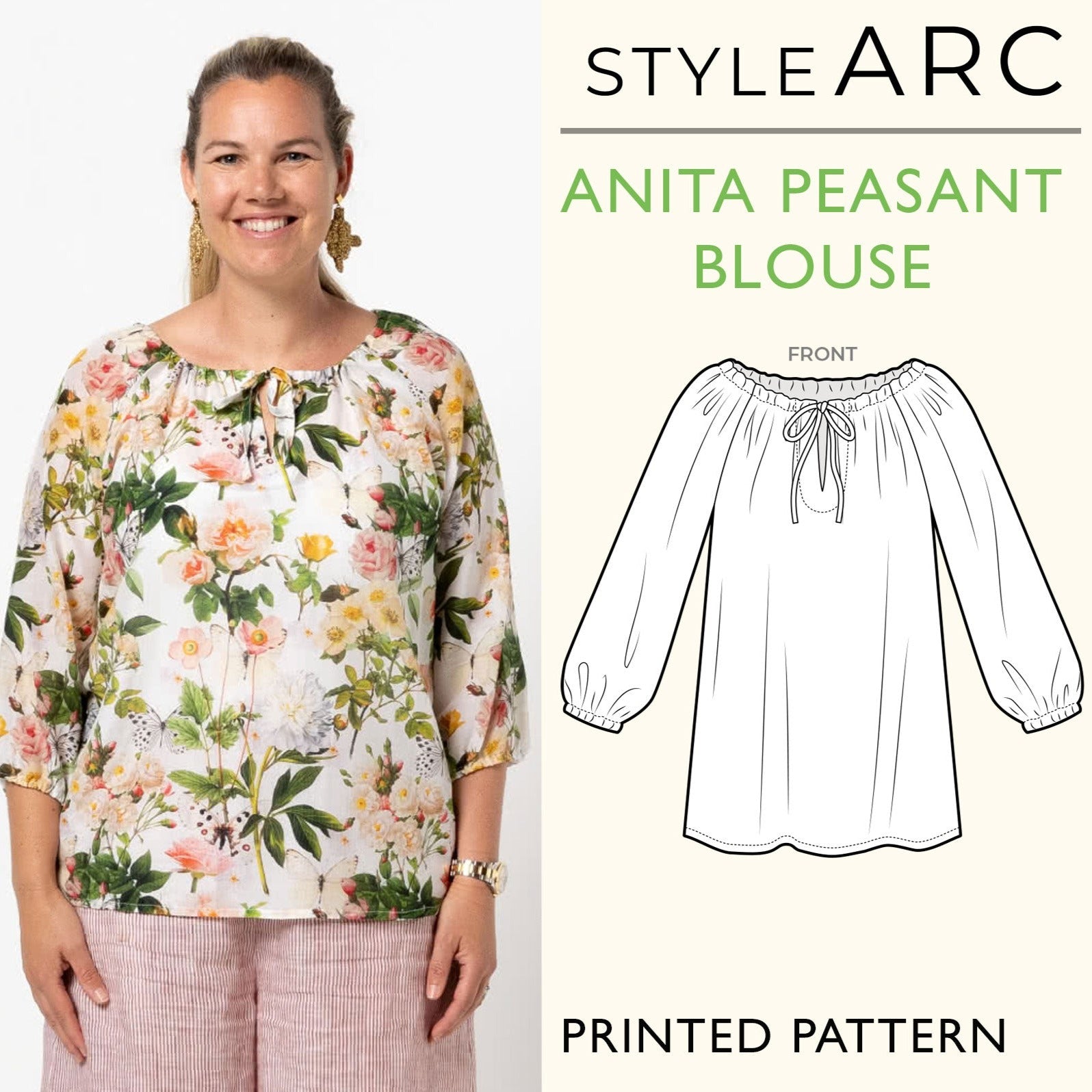 Peasant Blouse Sewing Pattern