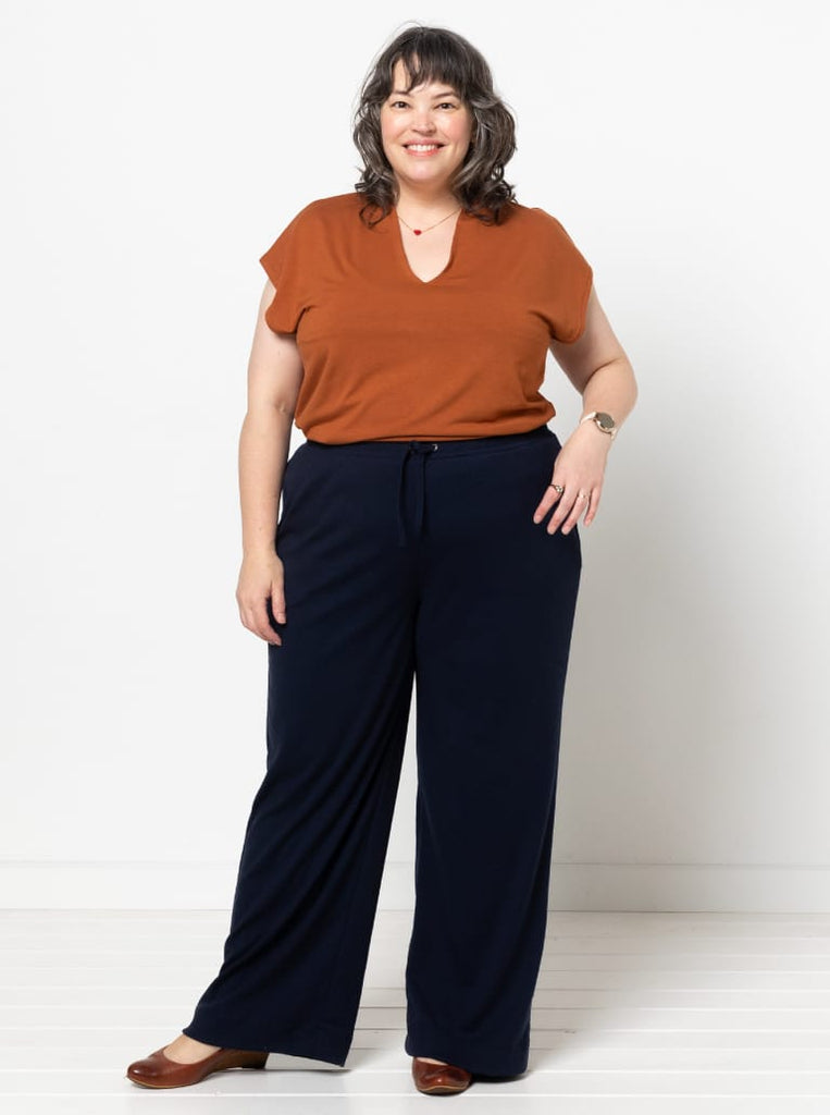 Como Knit Pants Sewing Pattern by Style Arc, US Sizes 0-26