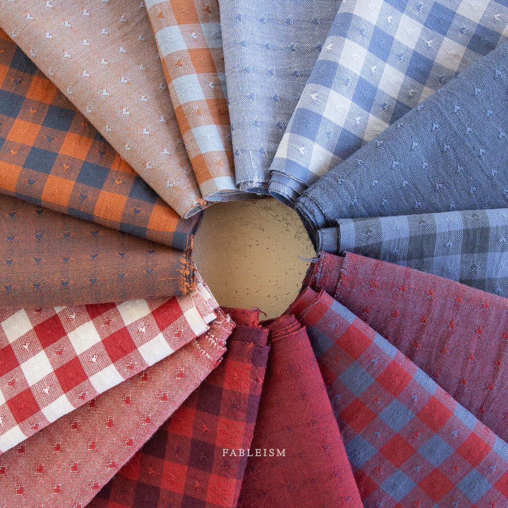 Fableism Dobby Hearts Fabric for Summer Clothes in Sienna | Frankie ...