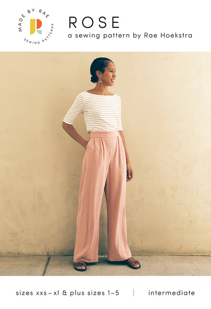 Rose Pants Sewing Pattern by Made by Rae with Plus Sizes