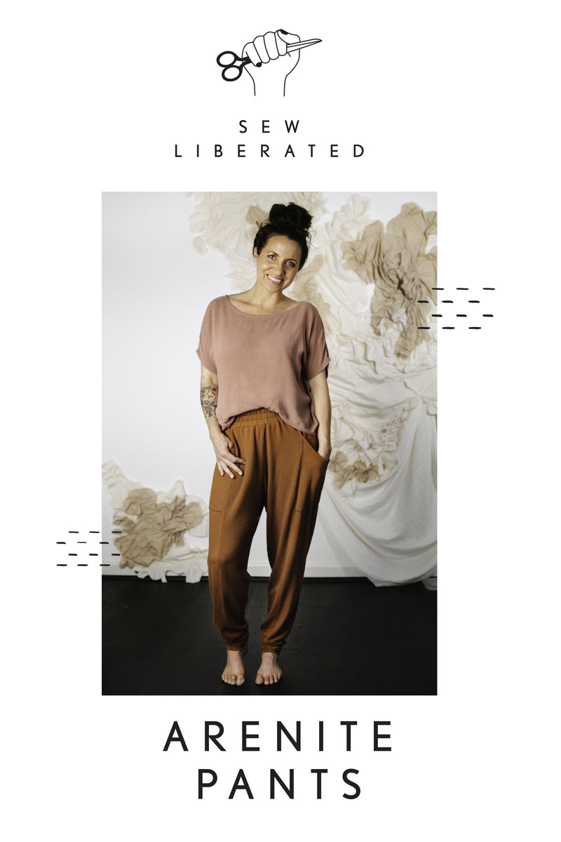Arenite Pants Sewing Pattern by Sew Liberated